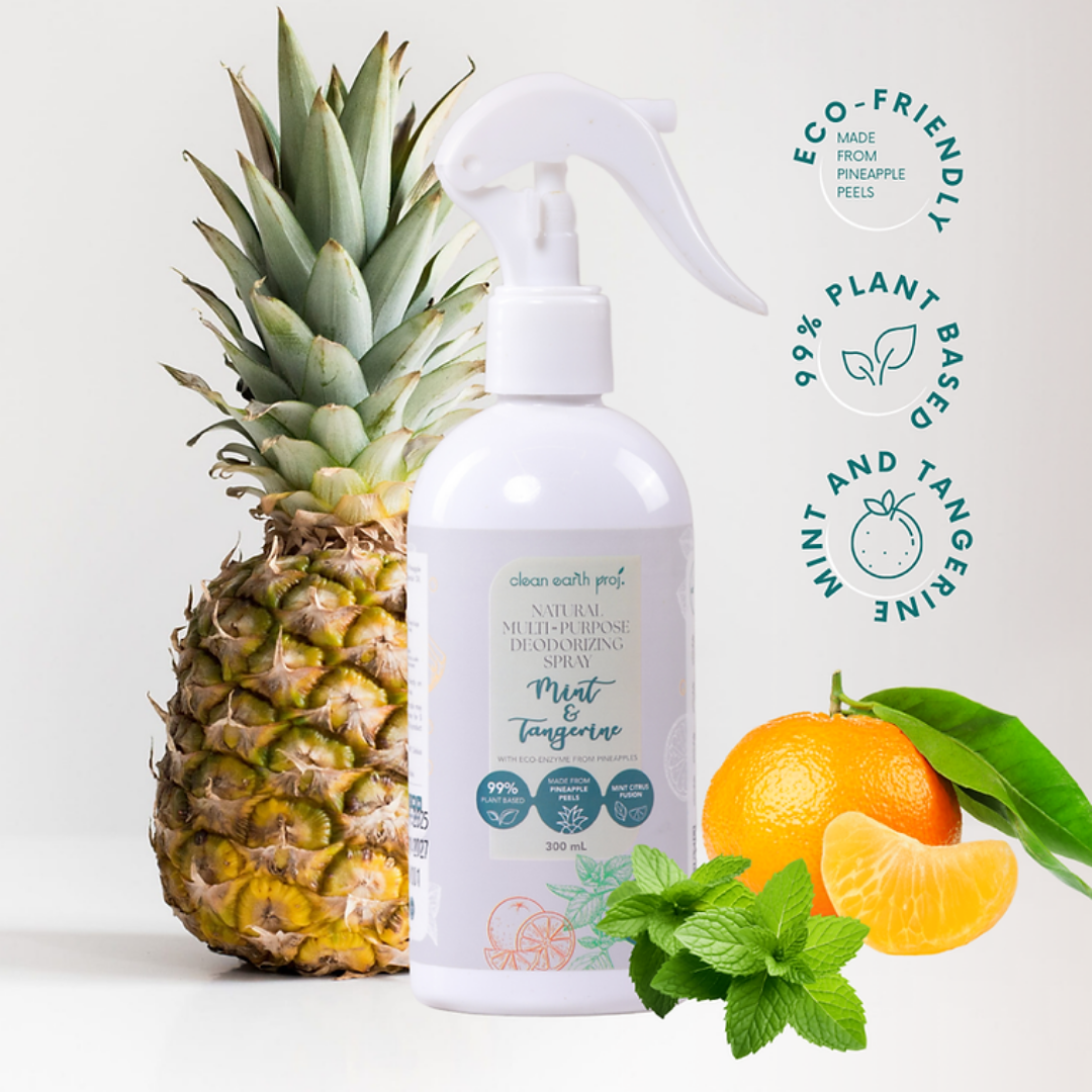 Clean Earth Project Natural Multipurpose Deodorizing Spray Mint and Ta ...