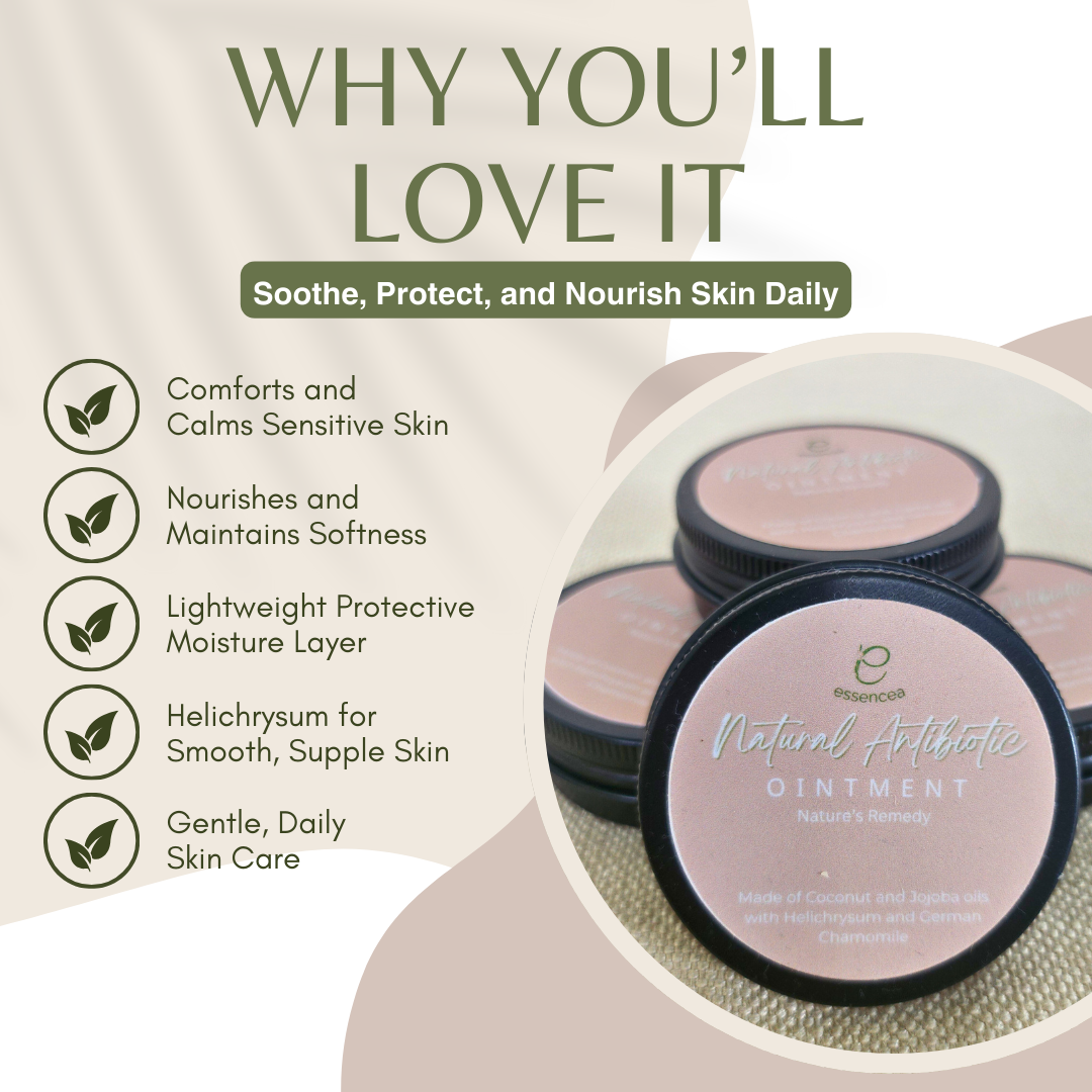 Essencea Natural Ointment 25g | Plant-Based Skin Balm for Soothing, Mo ...
