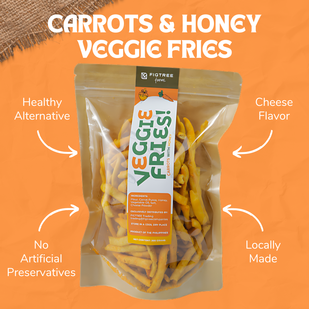 Figtree Farms Veggie Fries Carrots with Honey 200g | No Preservatives ...