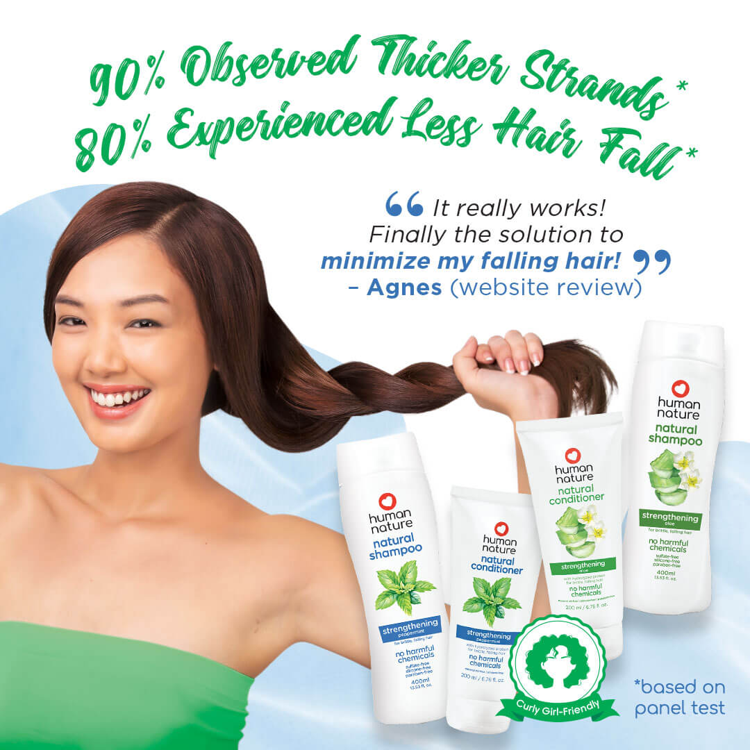 Human Nature Natural Strengthening Shampoo With Hydrolized Protein For ...
