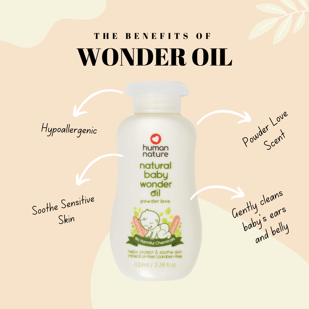 Human Nature Natural Baby Wonder Oil Powder Love Scent 100ml | Mineral ...