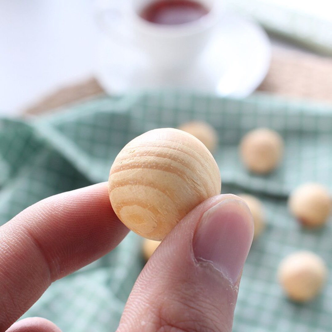 Premium Cedar Wood Moth Balls, Natural Moth and Insect Repellent - 5 P ...