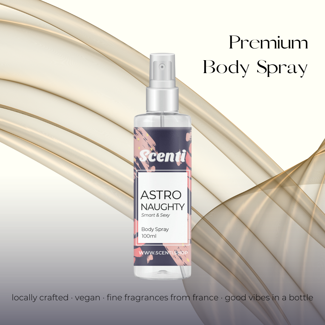 Scenti Astro Naughty Body Spray Smart & Sexy Eau de Cologne 100ml ...