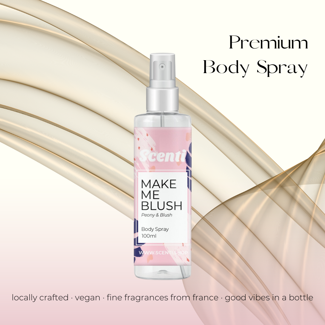 Scenti Make Me Blush Body Spray Peony & Blush Eau de Cologne 100ml ...