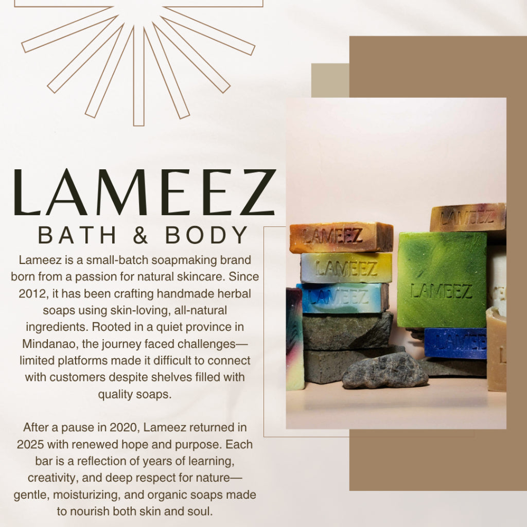 Lameez Herbal Peppermint Handmade Bath Soap 150g | All-Natural, Coolin ...